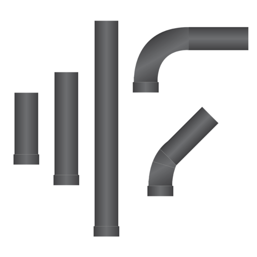 Smoke connection pipes for IKI Wood-burning stoves | Ikikiuas